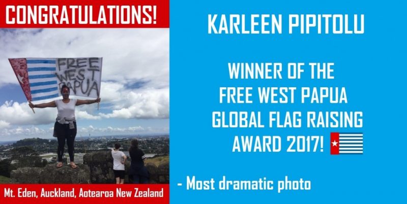 Winner of the December 1st 2017 - Global Flag Raising Award - Free West ...